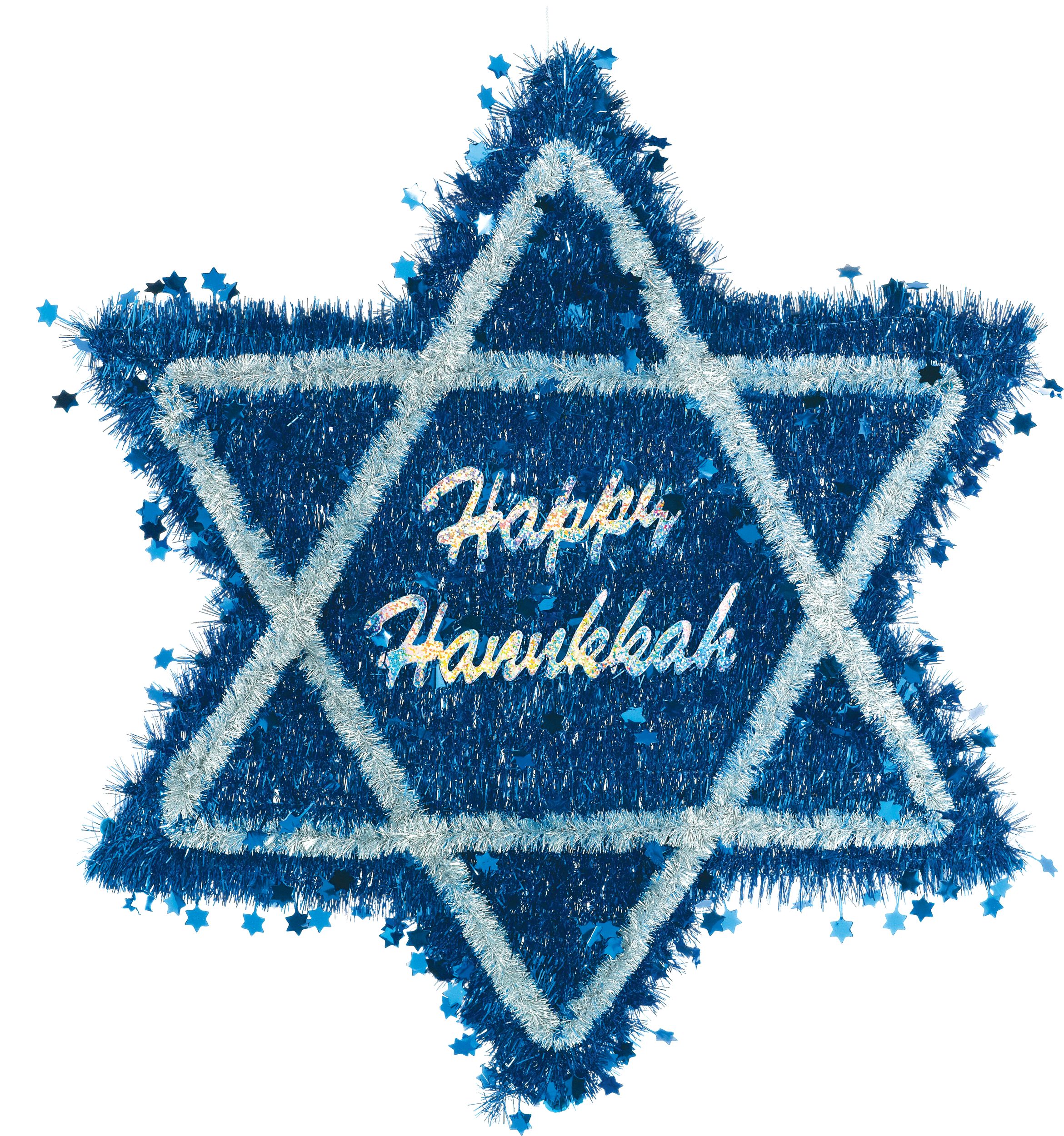 Tinsel Star of David Deluxe | Party City