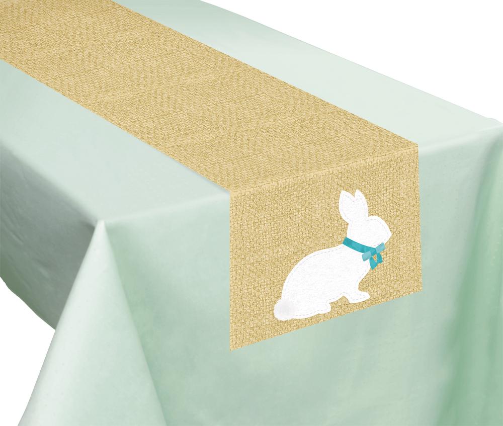 Rustic Easter Bunny Table Runner | Party City
