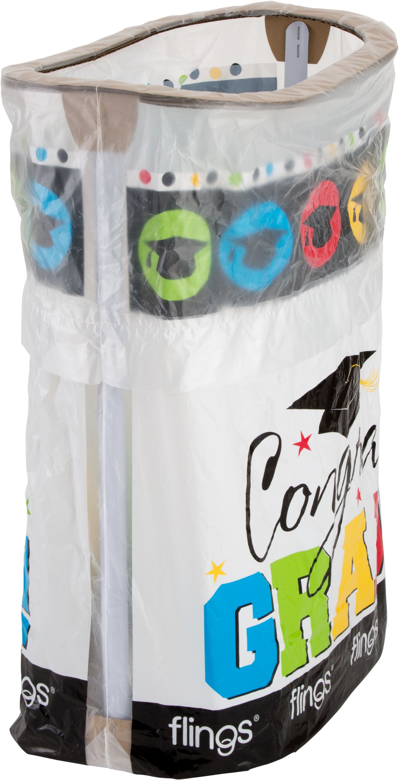 Graduation Pop-Up Trash Bin | Party City