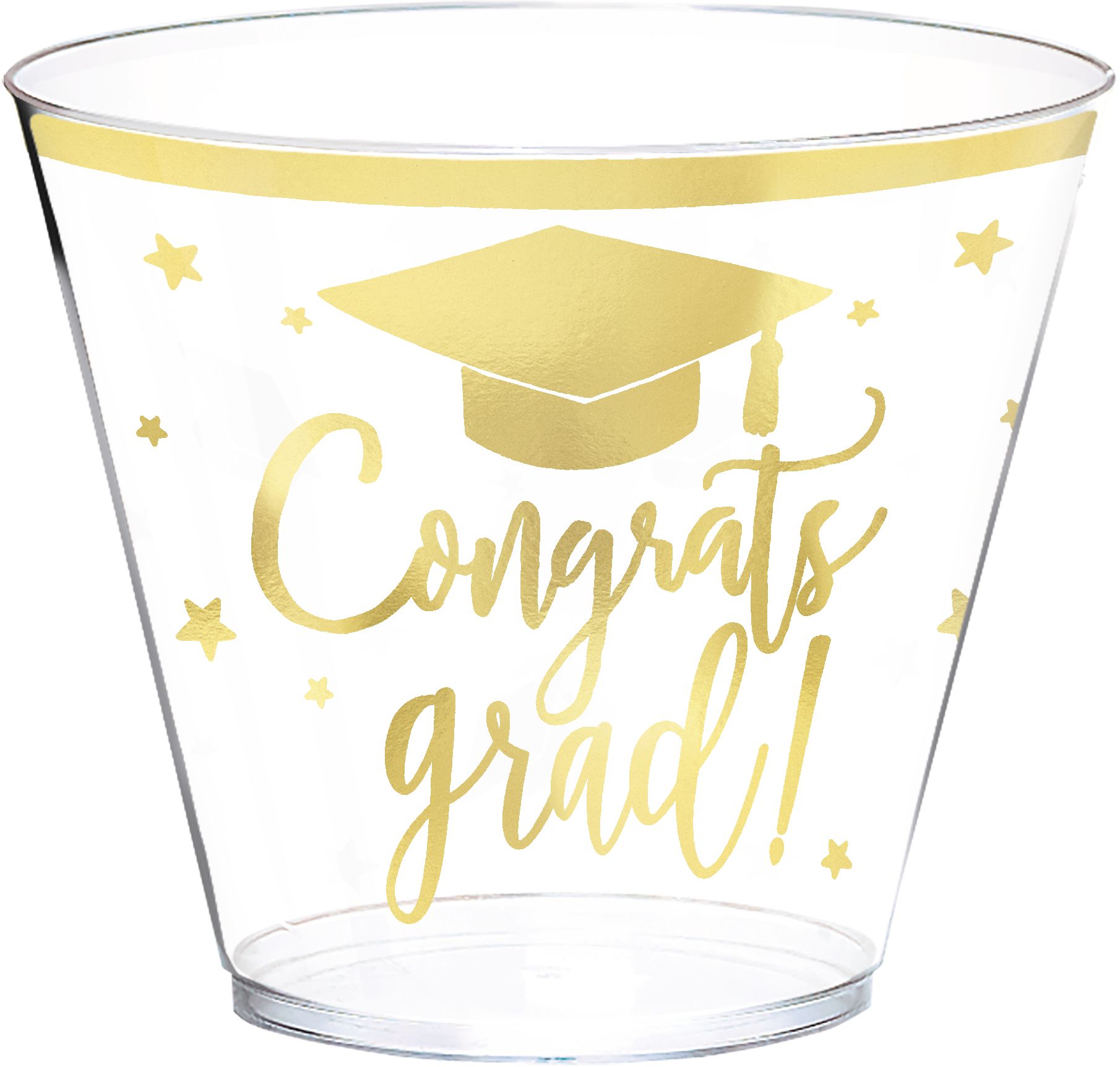 Congrats Grad Plastic Cups, 30-pk | Party City