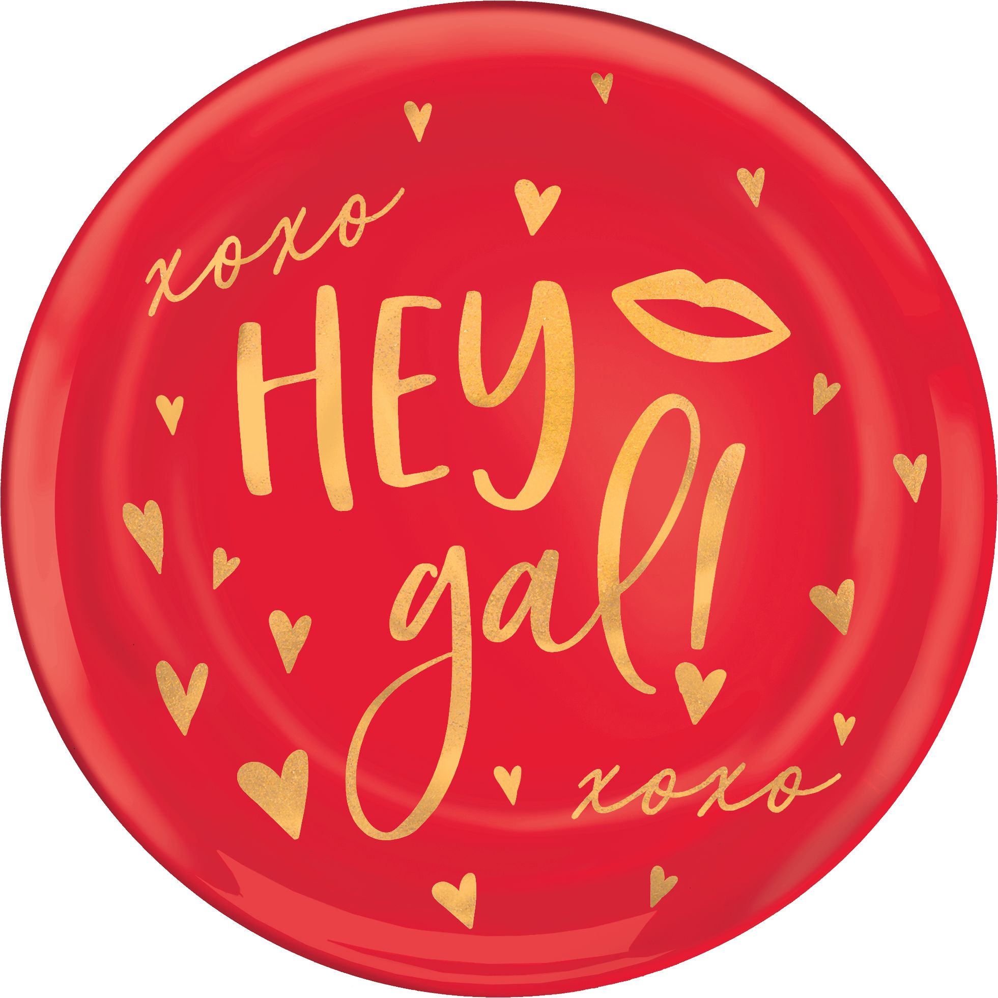 Hey Gal Dessert Plates, 4-pk | Party City