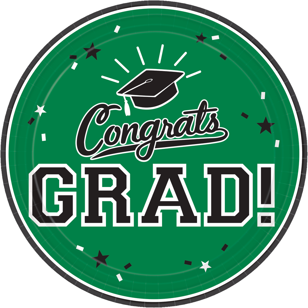 Congrats Grad Dessert Plates, 18-pk | Party City