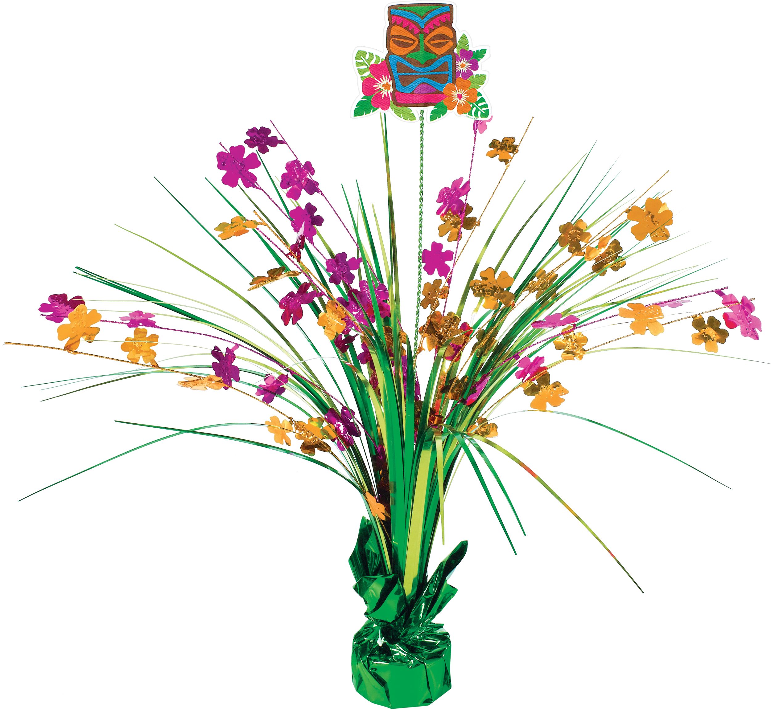 Tropical Tiki Spray Centerpiece | Party City