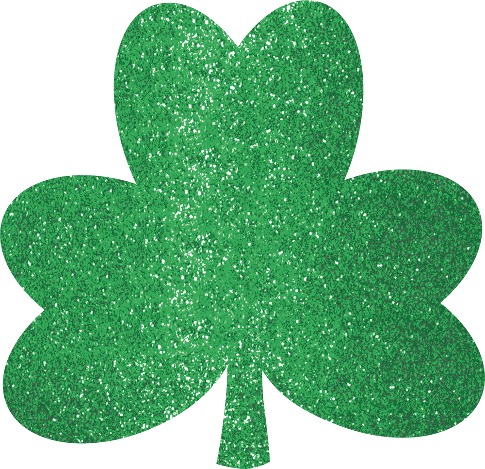 Glitter Shamrock Cutouts, 20-pk | Party City