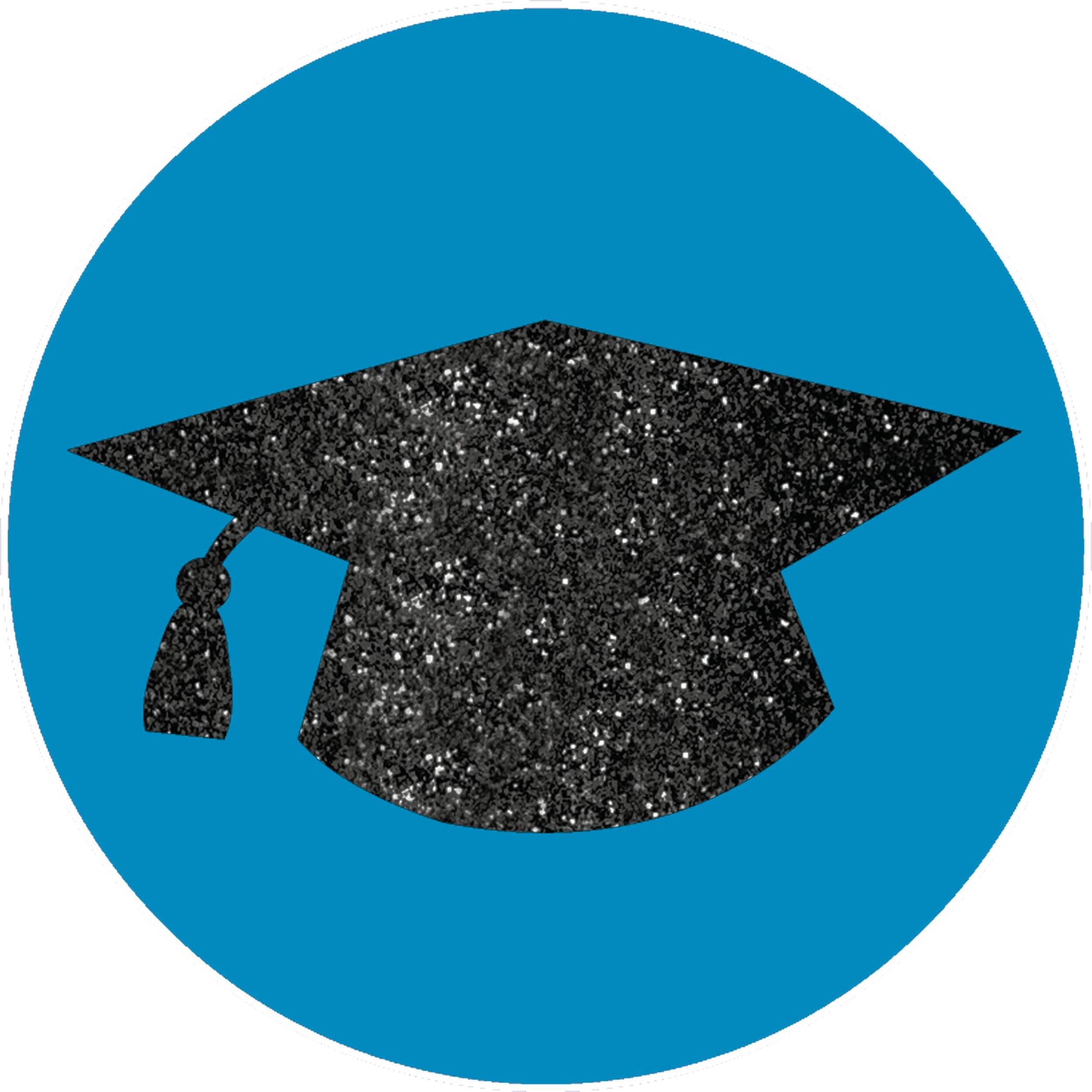 Glitter Graduation Cap Cut-Outs, 50-pk | Party City