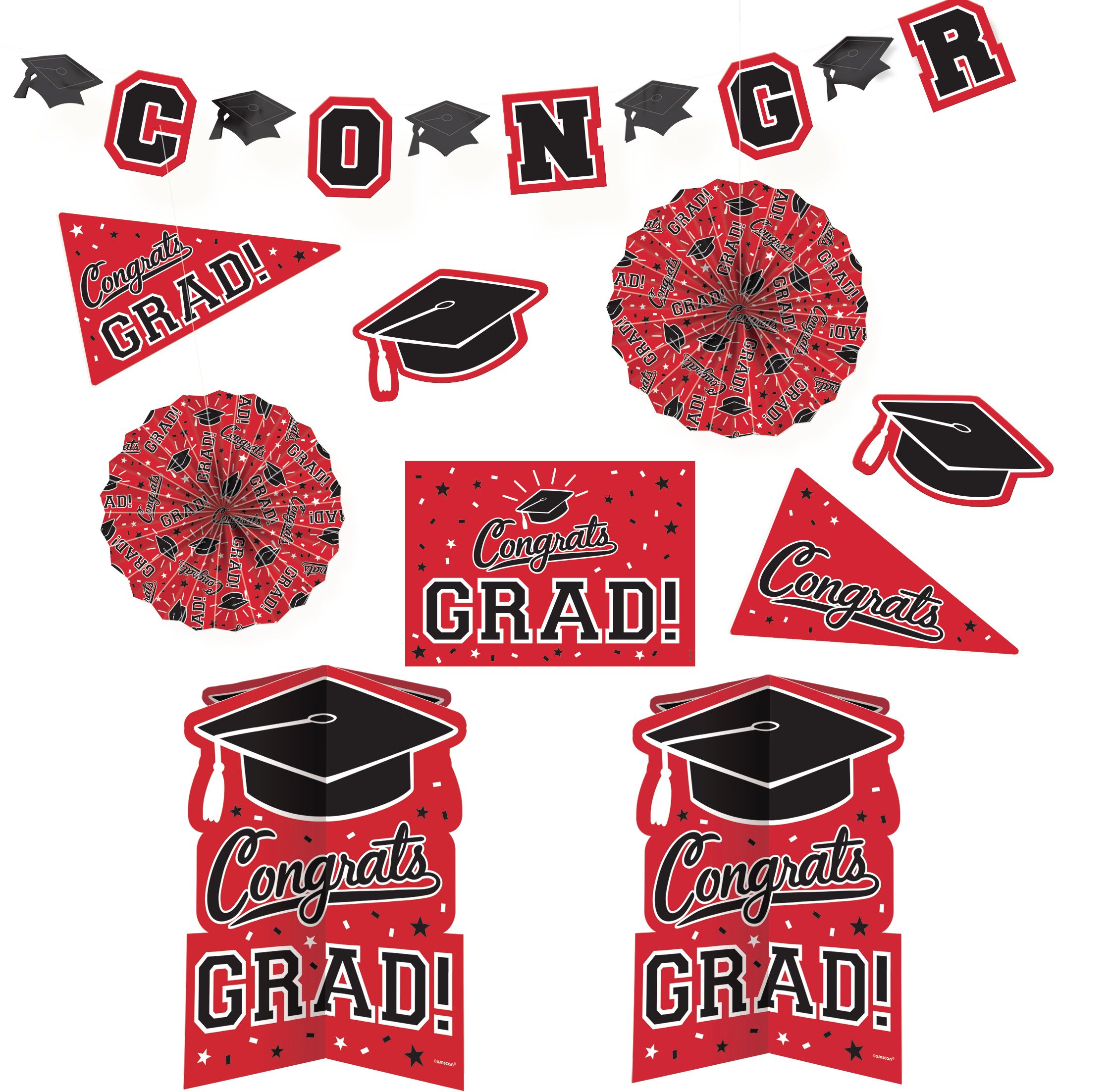 Graduation Room Decorating Kit, 10-pc | Party City
