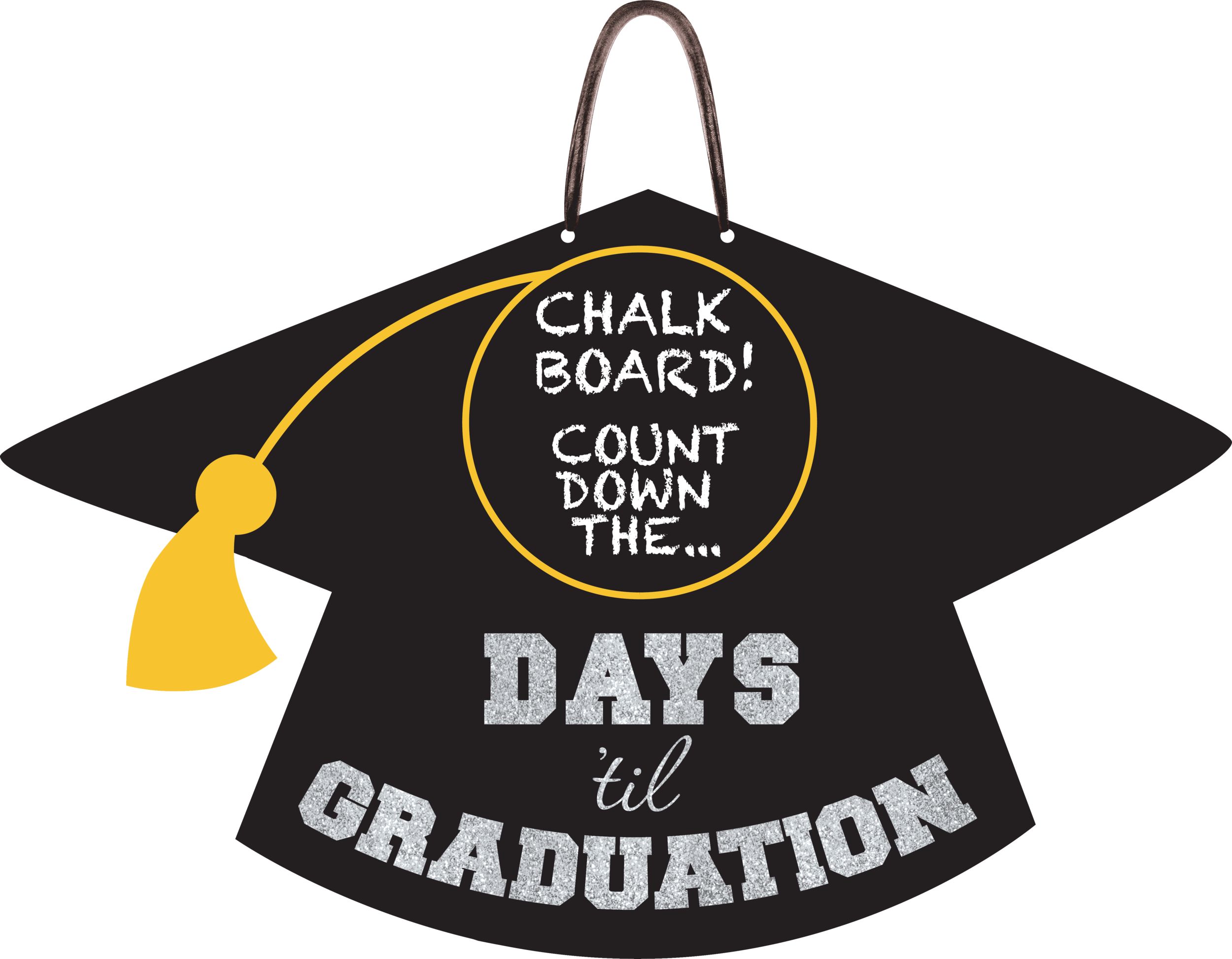 Graduation Countdown Chalkboard Sign | Party City