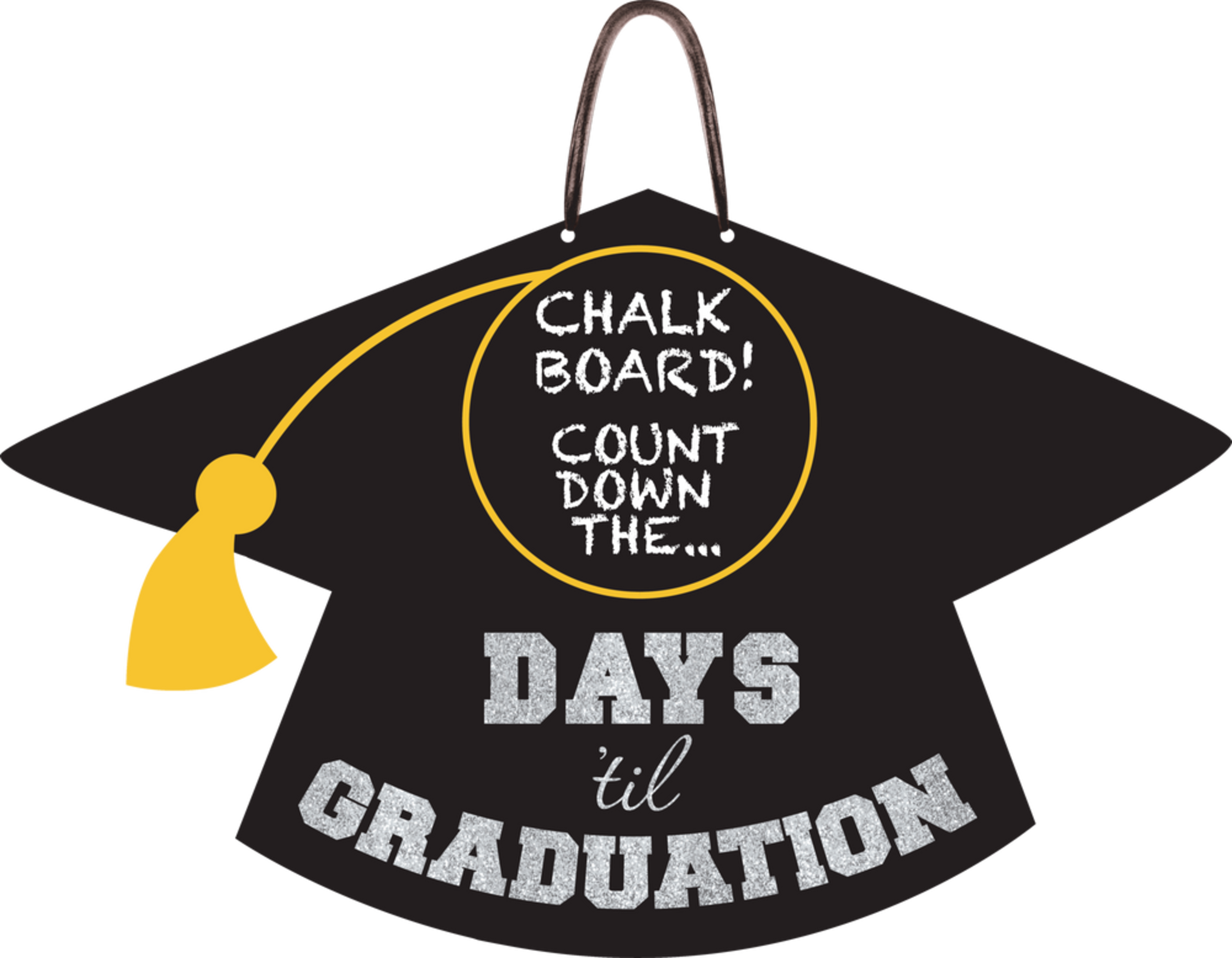 Graduation Countdown Chalkboard Sign | Party City