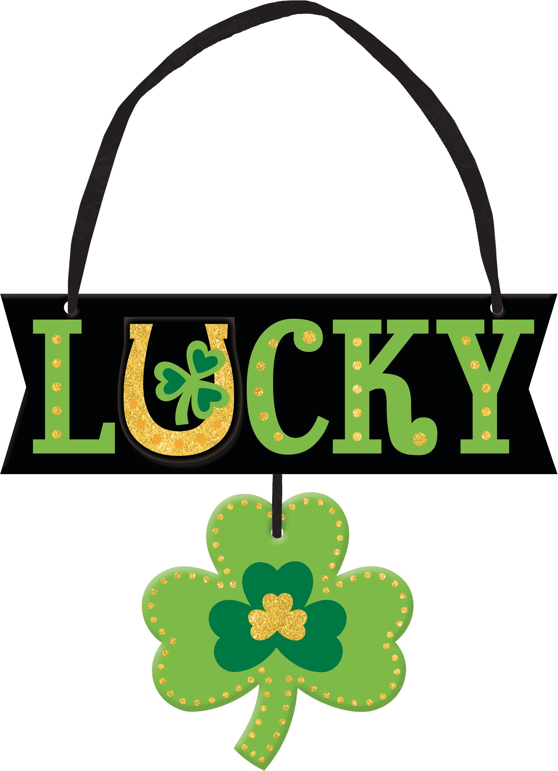 Mini Lucky Shamrock Sign | Party City