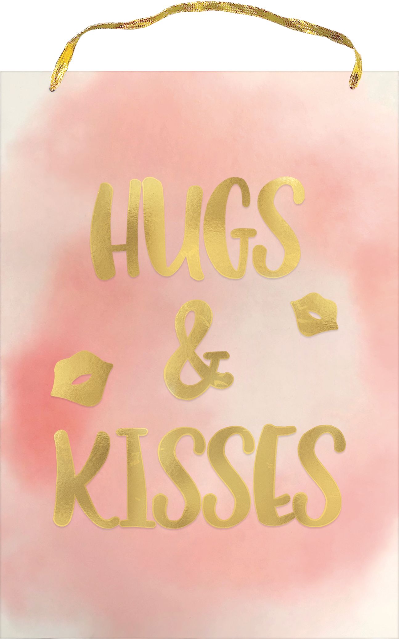 Metallic Hugs & Kisses Sign | Party City