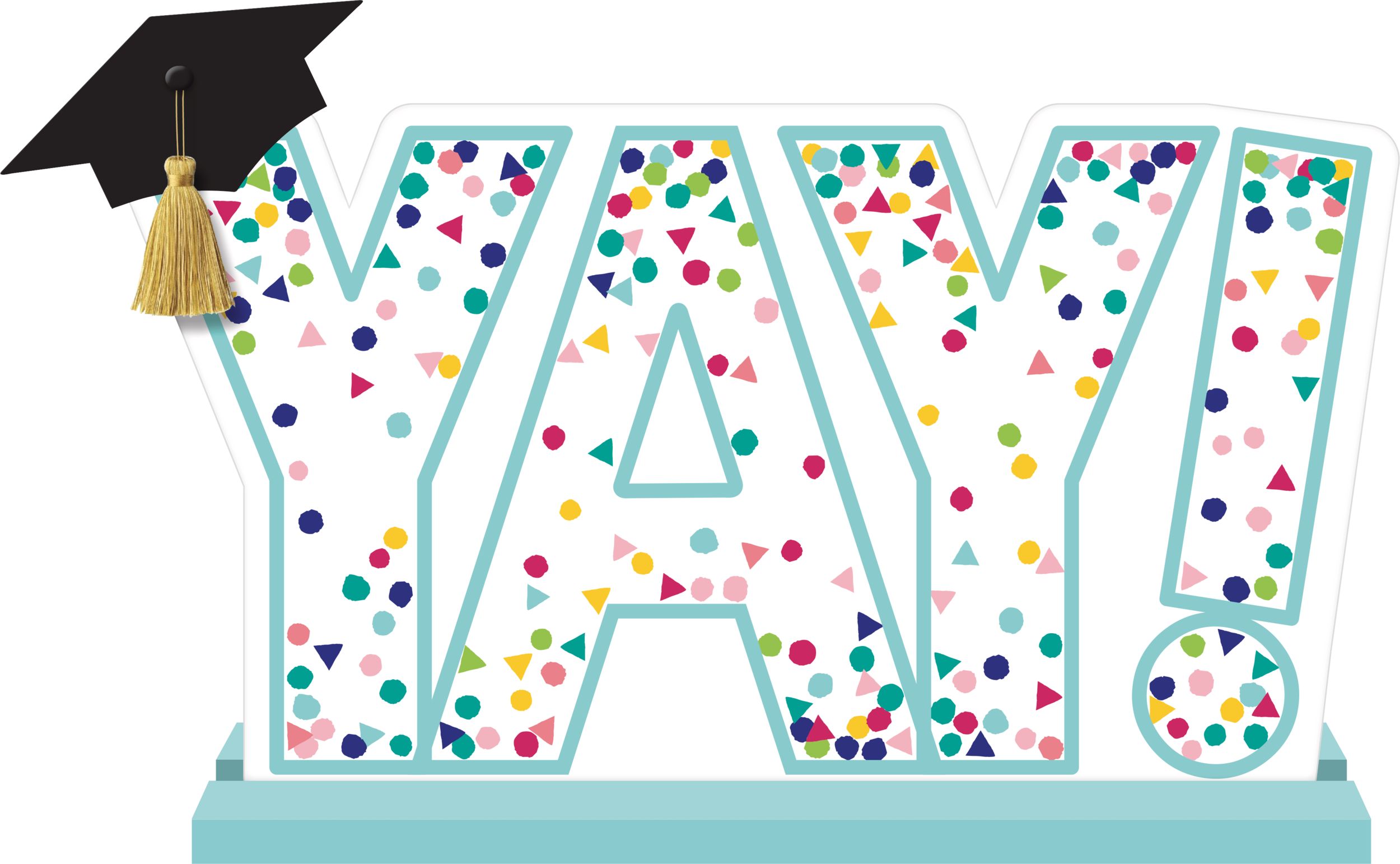 Yay Grad Table Sign | Party City