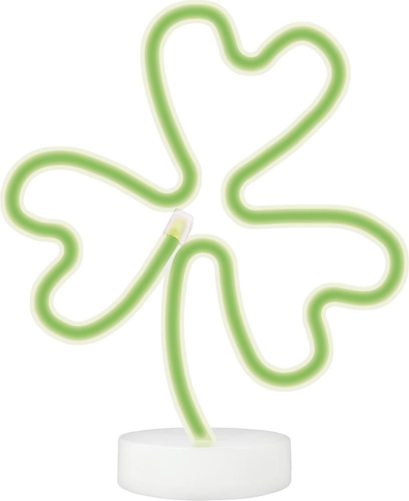 Neon Shamrock LED Light | Party City