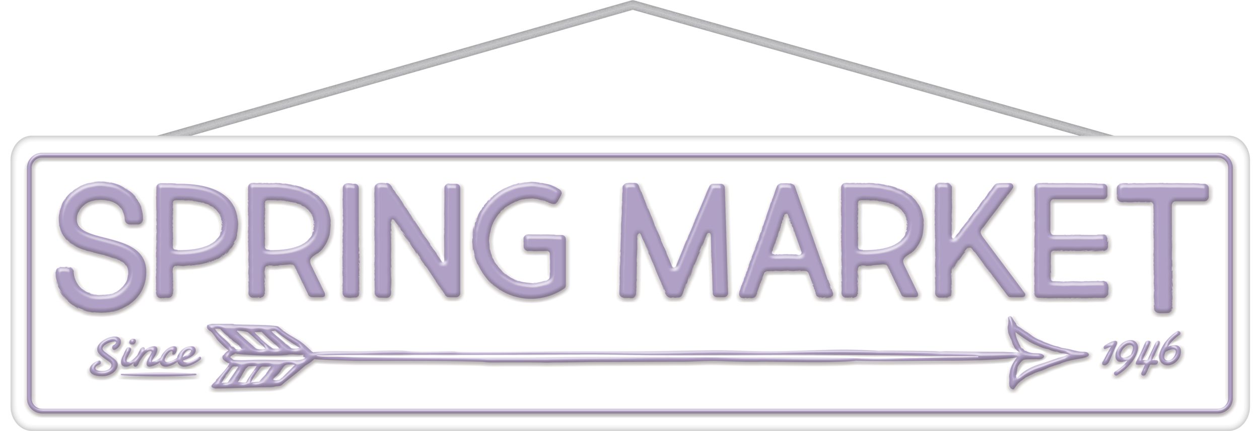 Lavender Spring Market Street Sign | Party City