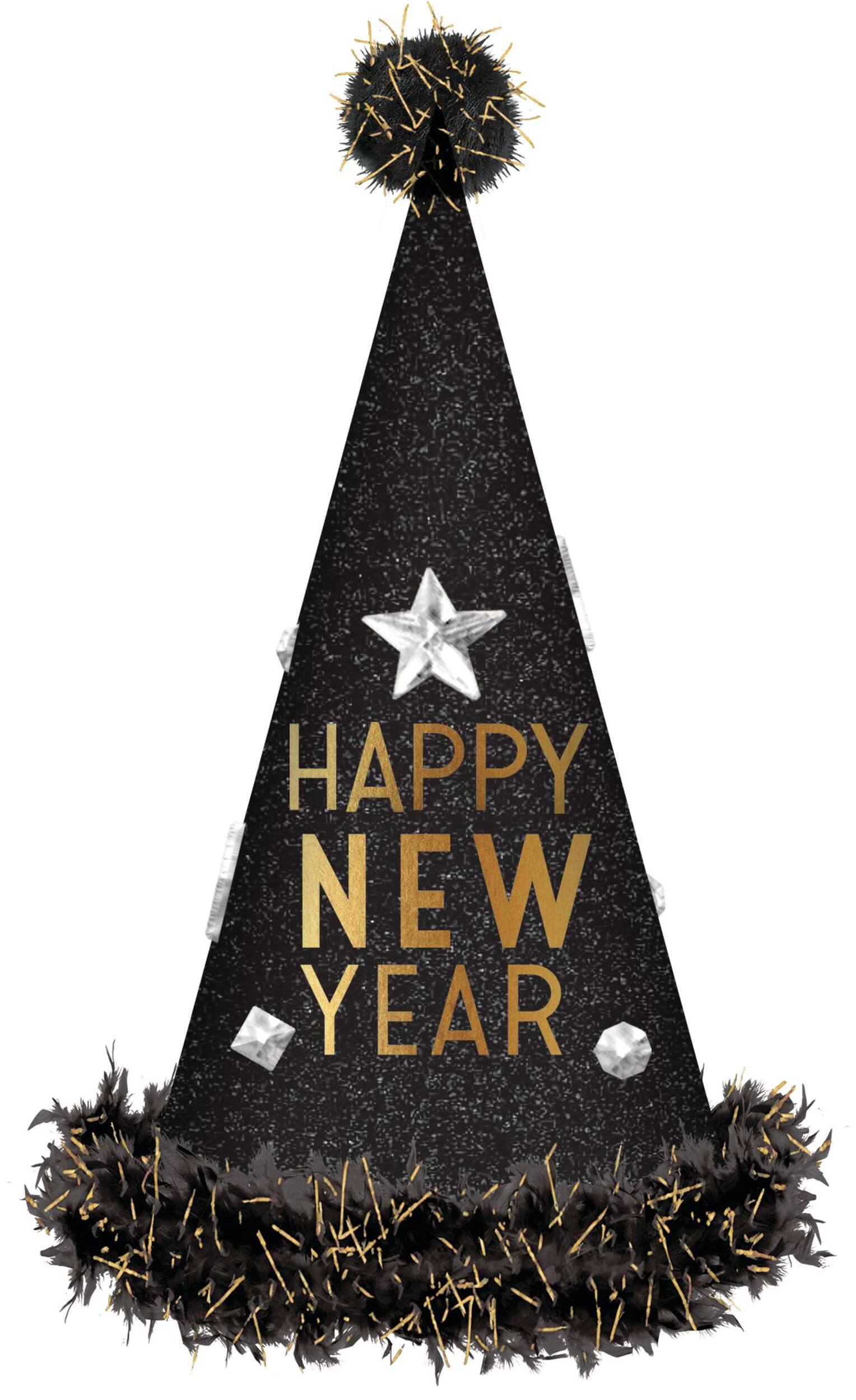 Glitter Happy New Year Party Hat | Party City