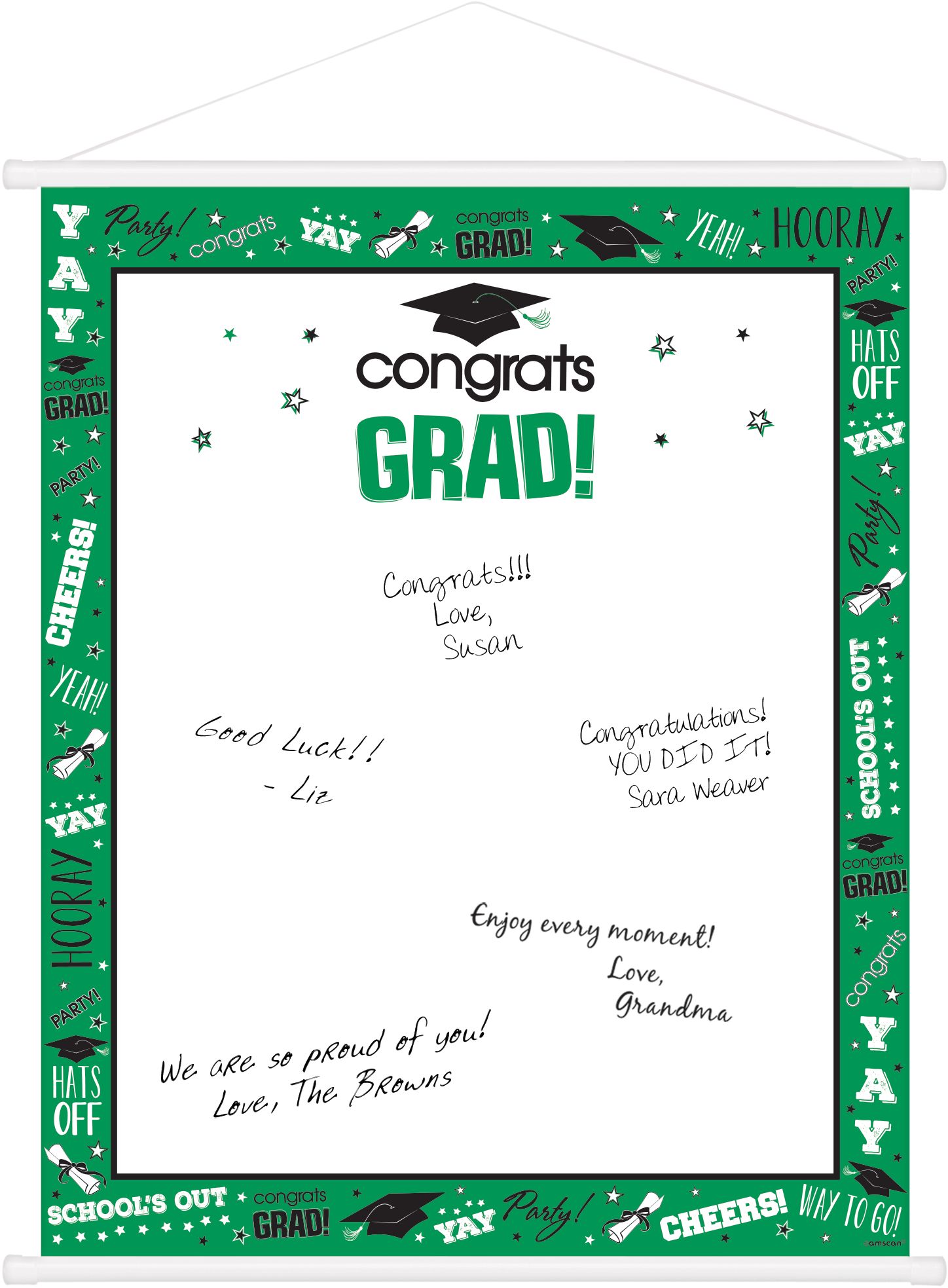 Graduation Autograph Scroll | Party City