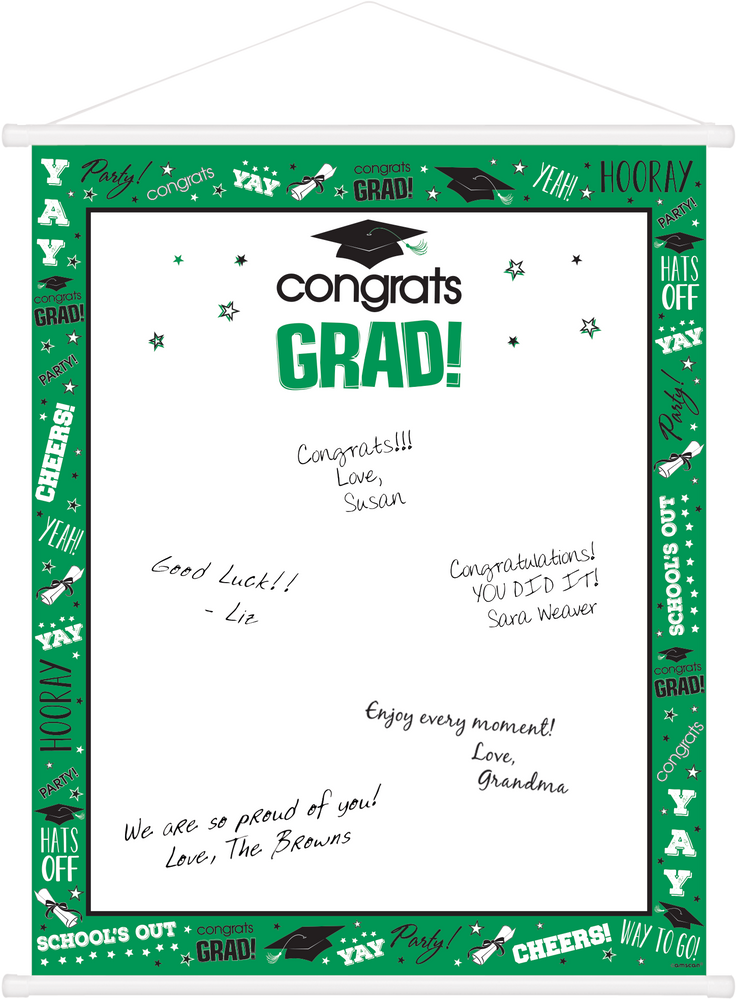 Graduation Autograph Scroll | Party City