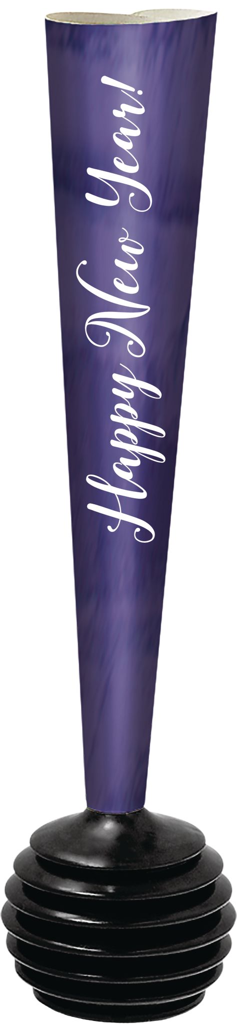 New Year's Squeeze Paper Horns, 10.5-in | Party City