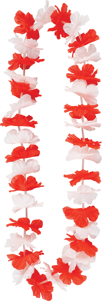 Red And White Lei Party City