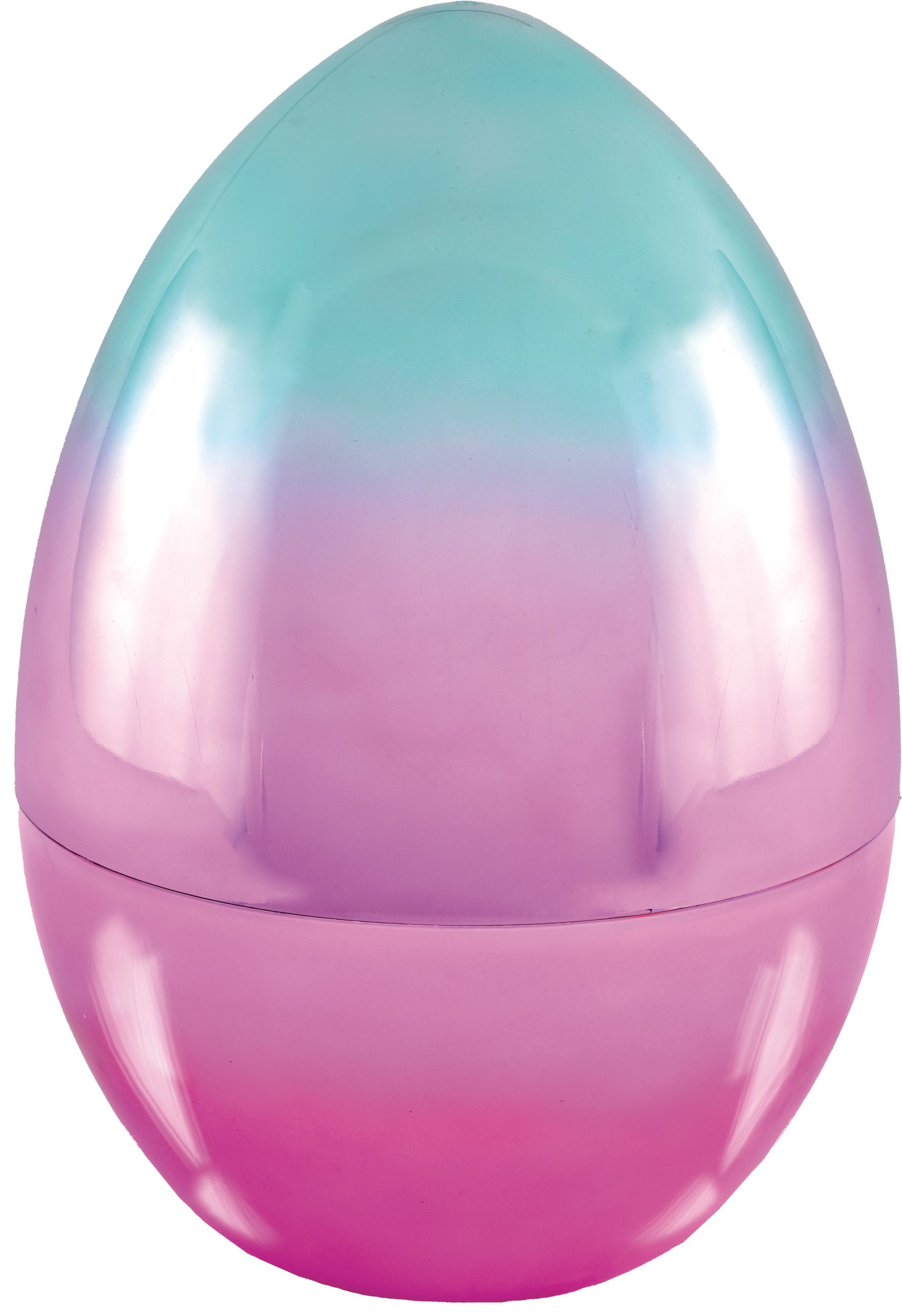 Large Gradient Fillable Egg, Blue/Pink, for Easter | Party City