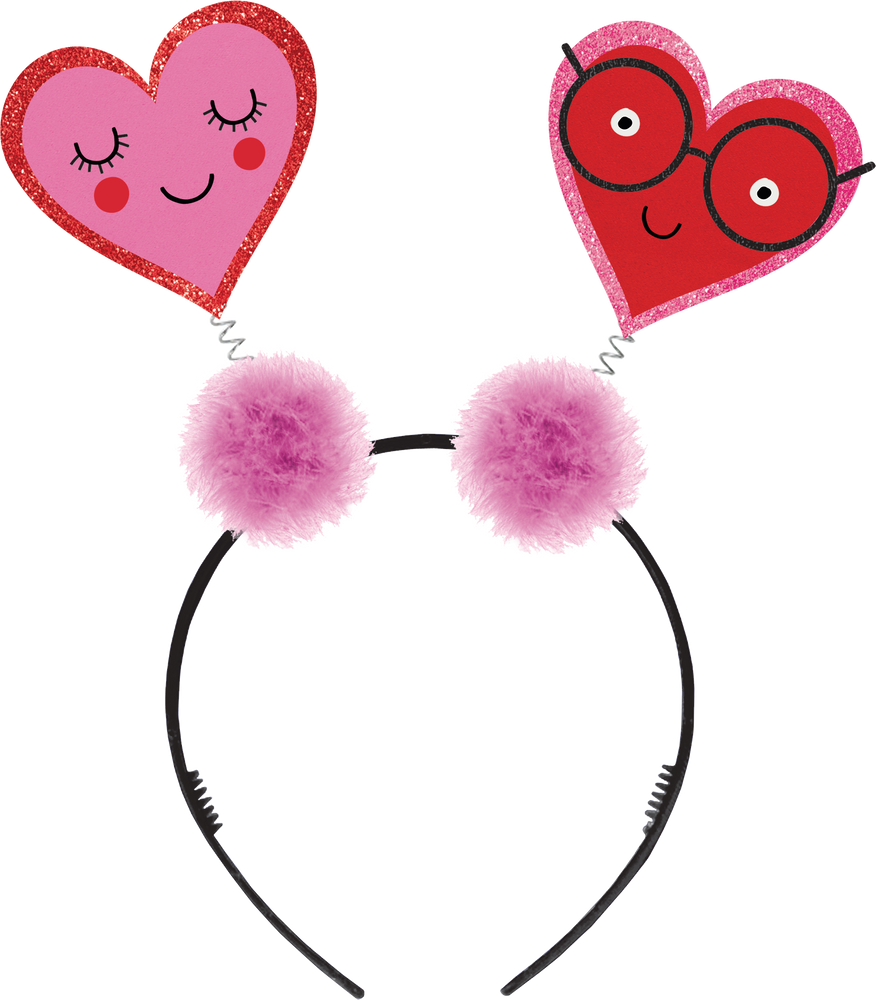 Heart Face Head Bopper | Party City