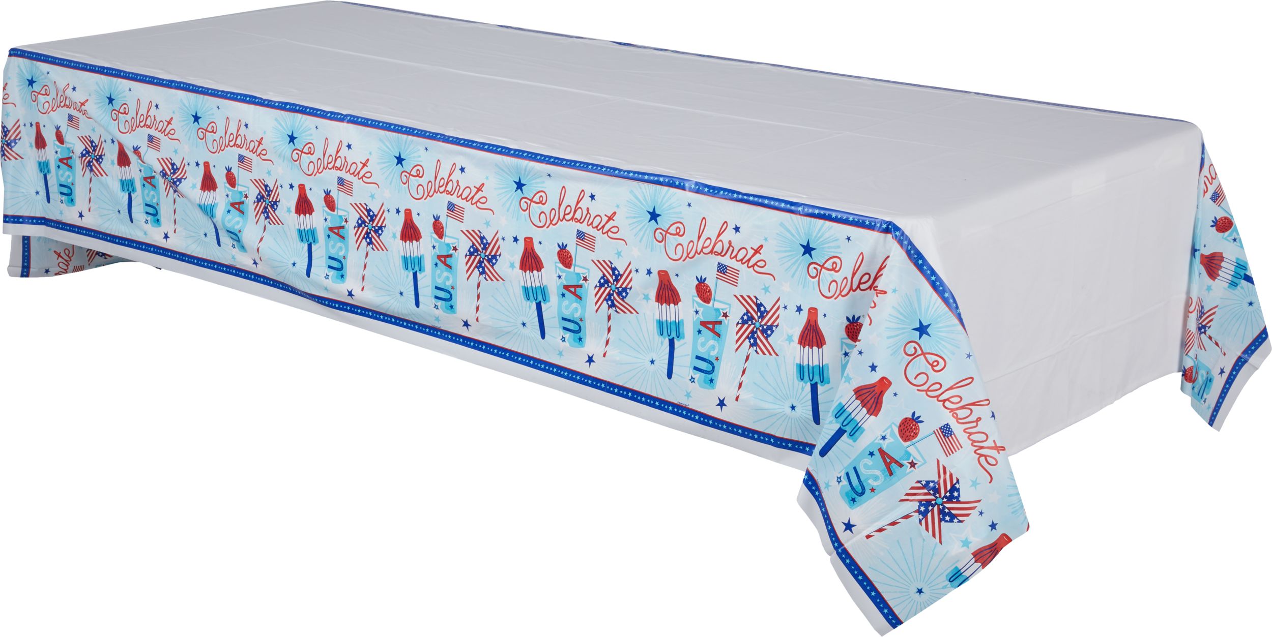 Patriotic Celebrate USA Table Cover | Party City