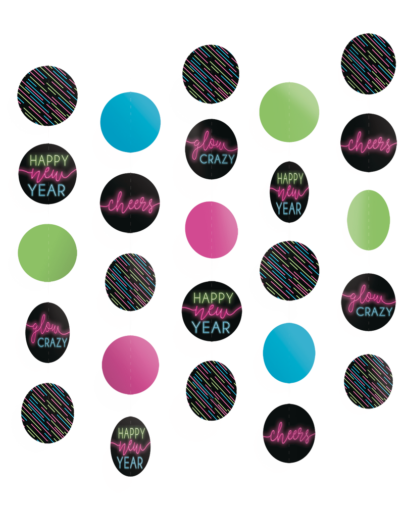 New Year's Glow String Decorations, 5-pk | Party City