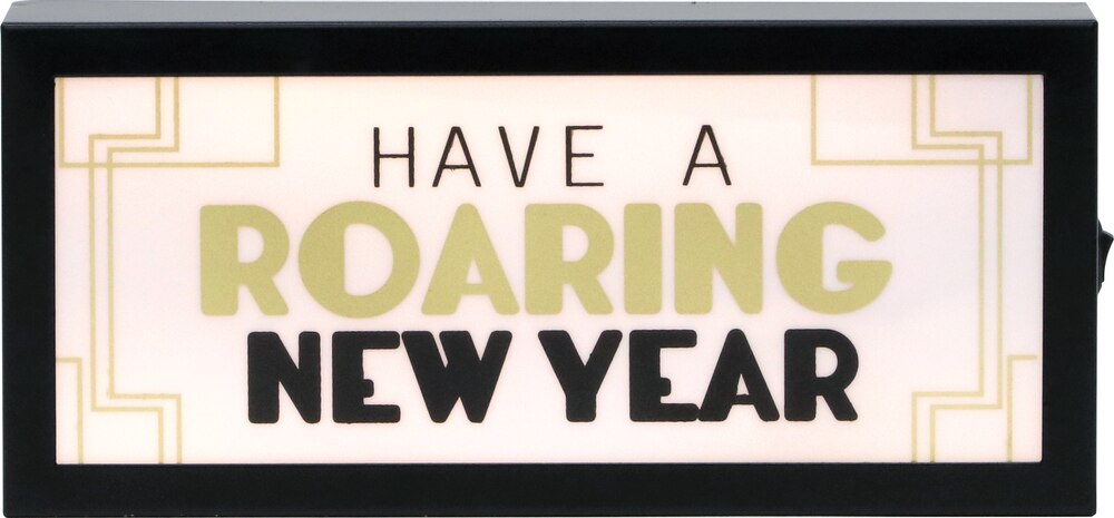 Have A Roaring New Year Light Box | Party City