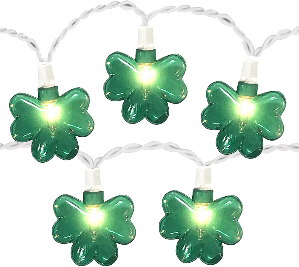 Shamrock LED String Lights | Party City