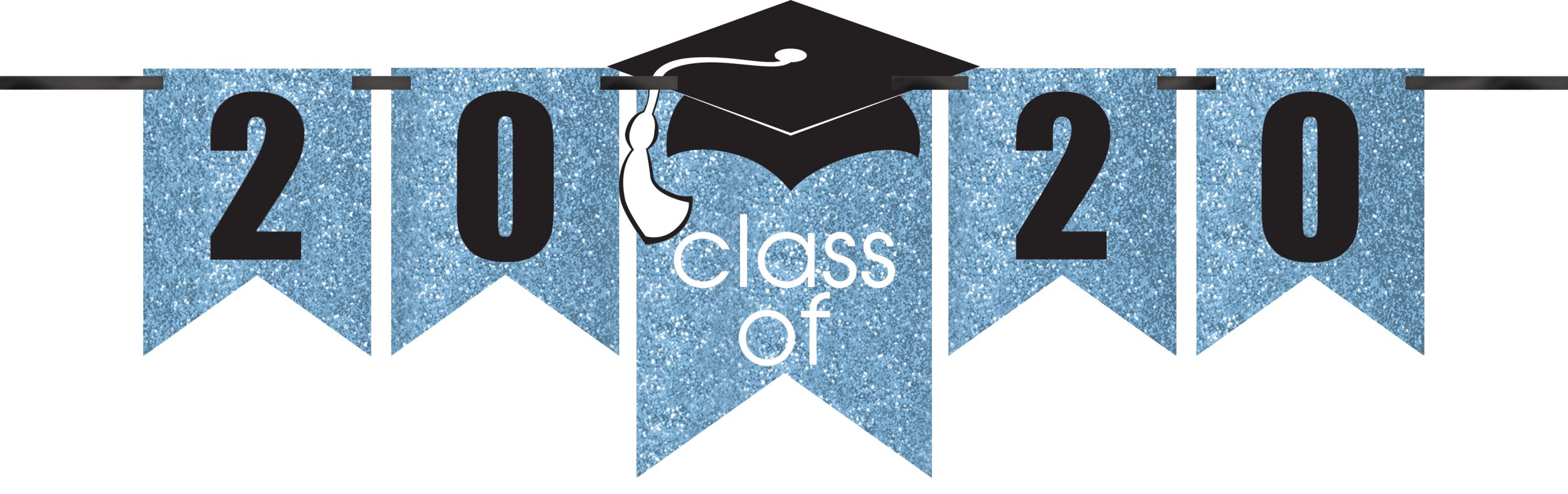 "Class of 2020" DIY Customizable Hanging Garland Banner Decoration ...