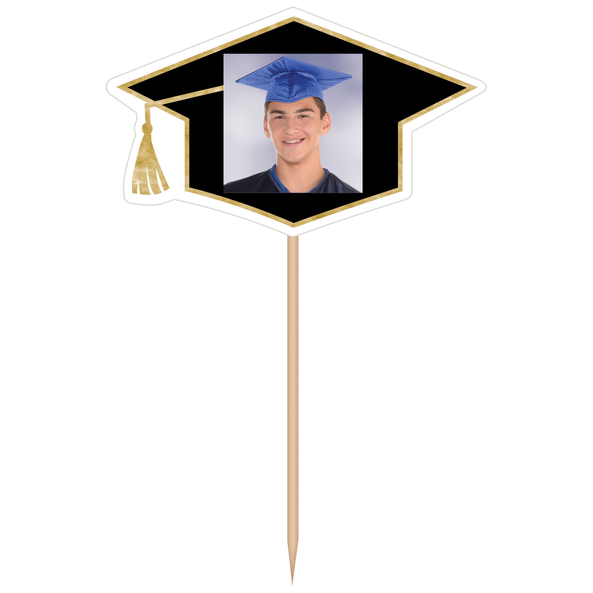Photo Graduation Cap Centrepiece Picks | Party City